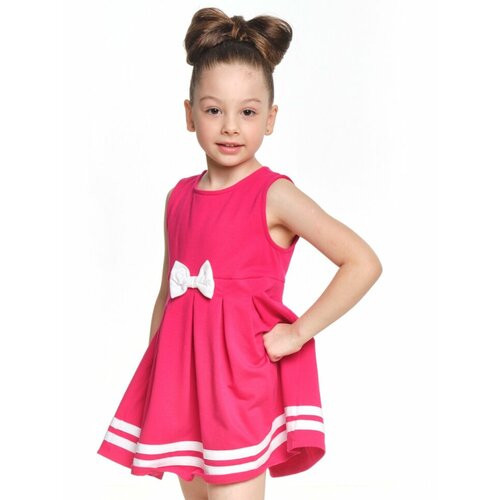 Платье Mini Maxi, размер 104, розовый, красный
