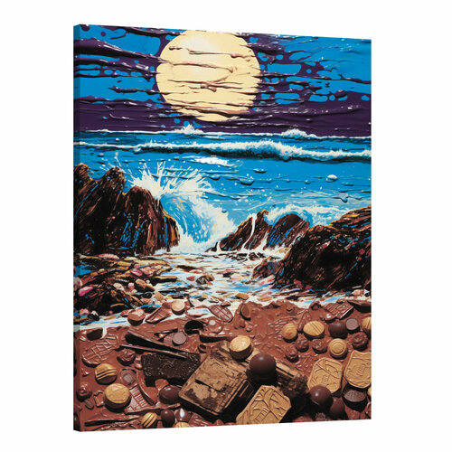 Интерьерная картина 50х70 "Шоколадный океан"