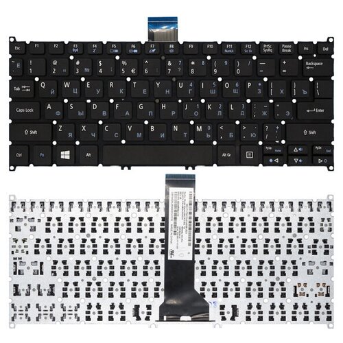 Клавиатура для ноутбука ACER Aspire V3-112P черная