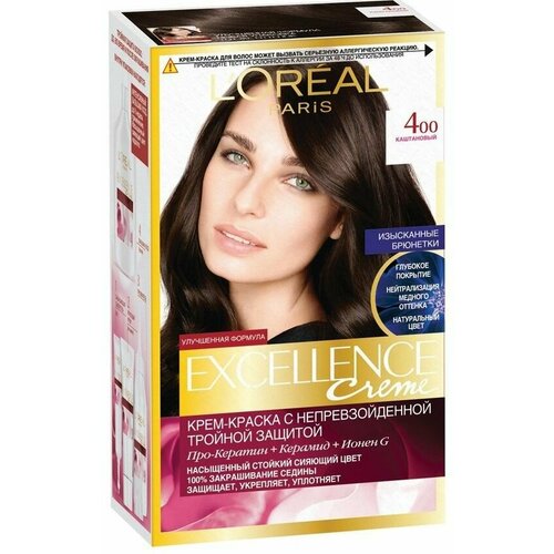 LOREAL EXCELLENCE EXCELLANCE Краска 4.00 Каштановый