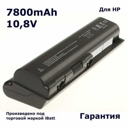 Аккумулятор iBatt 7800mAh, для HP- Pavilion dv6-1460er dv5-1260er dv4-2045dx Presario CQ61-305ER CQ71-430ER