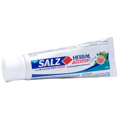Зубная паста LION Salz Herbal с розовой гималайской солью, 90 мл, 120 г
