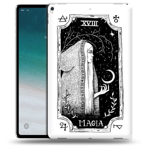Чехол задняя-панель-накладка-бампер MyPads лунная магия для iPad Pro 12.9 (2018) A1895/A1983/A2014 противоударный