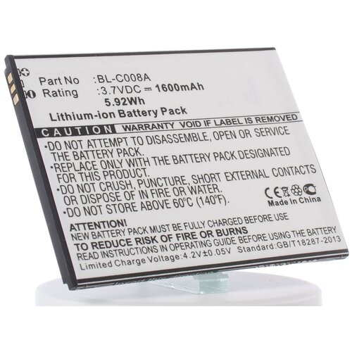 Аккумуляторная батарея iBatt 1600mAh для BL-C008A