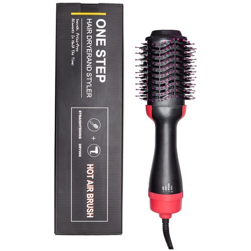 Фен-щетка для волос / Расческа с ионизацией One Step Фен-щётка (расчёска-фен) для волос Hair Dryer 3 в 1