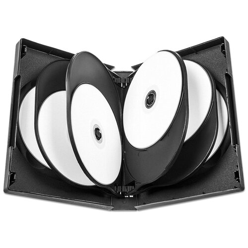 Коробка DVD Box для 10 дисков, черная, упаковка 30 шт.