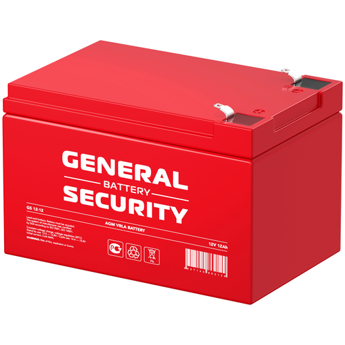 General Security Аккумулятор General Security GS 12В - 12 А/ч