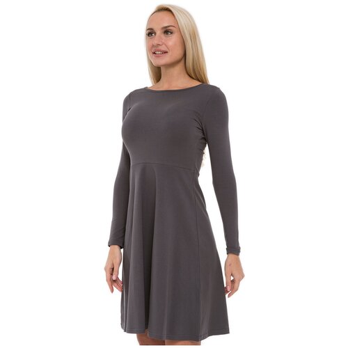 Платье Lunarable, размер 48 (L), серый