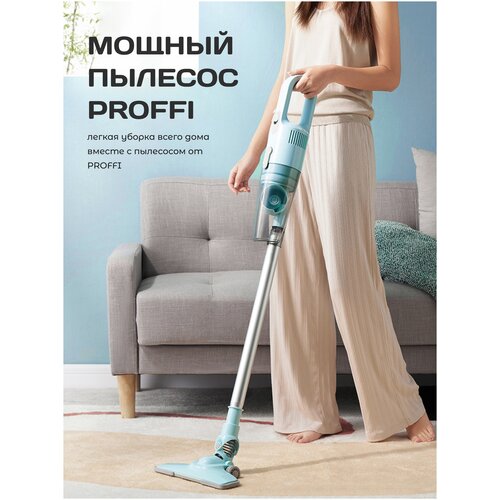 Пылесос вертикальный ручной для дома 2 в 1 PROFFI HOME PH10641