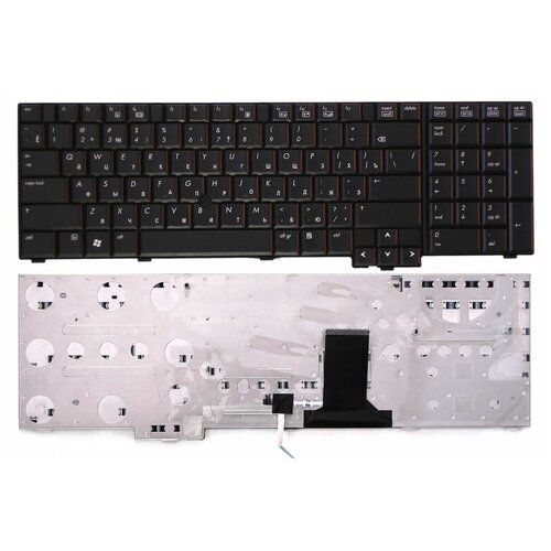 Клавиатура для ноутбуков HP Elitebook 8730W (With Point Stick) RU, Black
