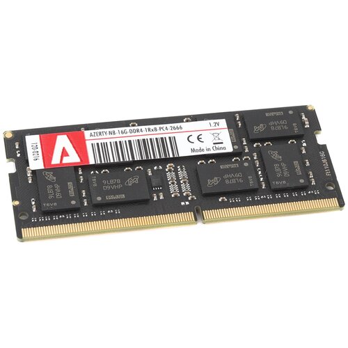 Оперативная память Azerty DDR4 1Rx8 PC4-2666 NB-16G-2666 SODIMM 16Gb