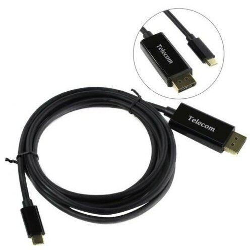 Telecom кабели Кабель USB3.1 Type-Cm --> DP m 4K@30Hz, 1.8m 6937510892174