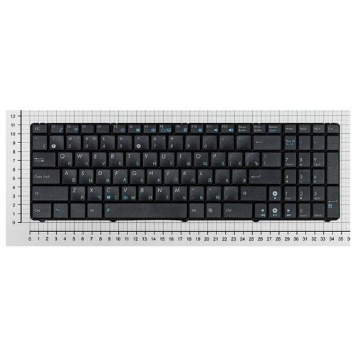 Клавиатура для ноутбука Asus K50 K60 K70 series черная без подсветки