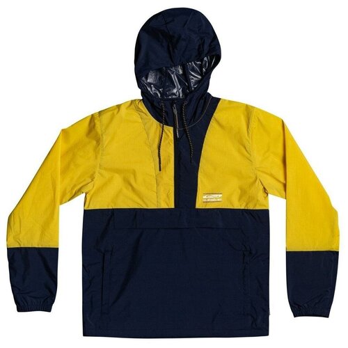 Куртка спортивная Quiksilver Pop Over, размер XXL, синий, желтый