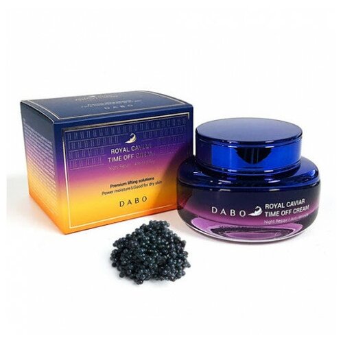 Лифтинг-крем с экстрактом икры Dabo Royal Caviar Time Off Cream 55 мл.