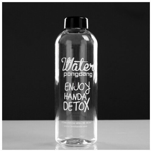 Бутылка для воды "Мастер К", 950 мл, 8 х 8 х 22 см 3489253