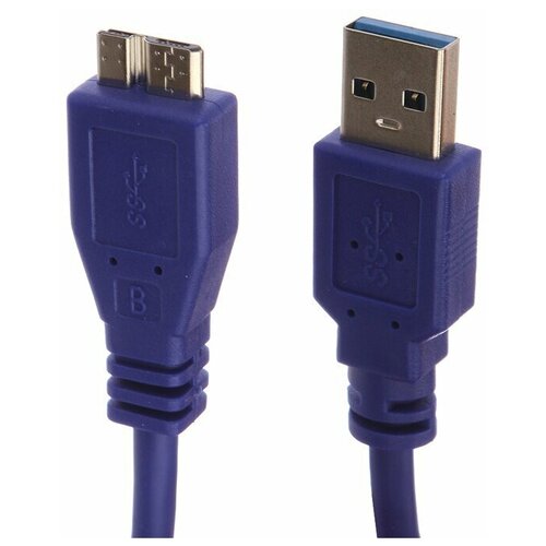Аксессуар Gembird Cablexpert Pro USB 3.0 AM/microBM 9P 50cm Blue CCP-mUSB3-AMBM-0.5M