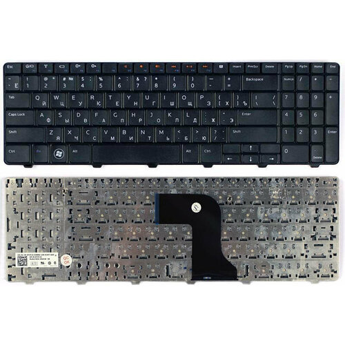 Клавиатура для ноутбука Dell NSK-DRASW 0R русская, черная