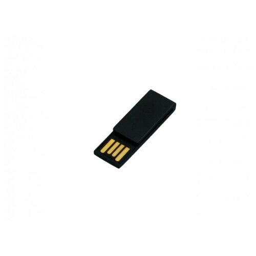 Пластиковая флешка зажим скрепка для нанесения логотипа (8 GB USB 2.0 Черный p_clip01 Flash drive VF- mini 30P)