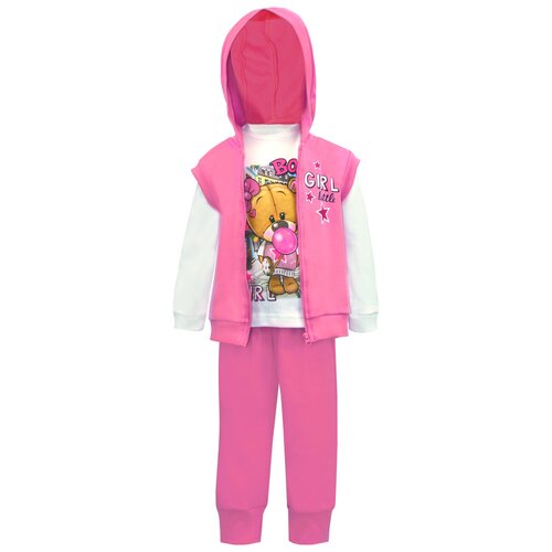 Комплект одежды РиД - Родители и Дети, размер 74-80, розовый