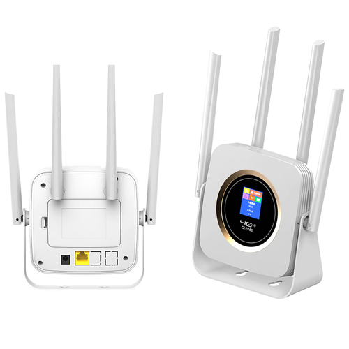 JR HUD+ CPE / WiFi premium - 4G LTE 3G WiFi-роутер с антенным разъемом SMA и дисплеем / аккумулятор, беспроводной, модем.