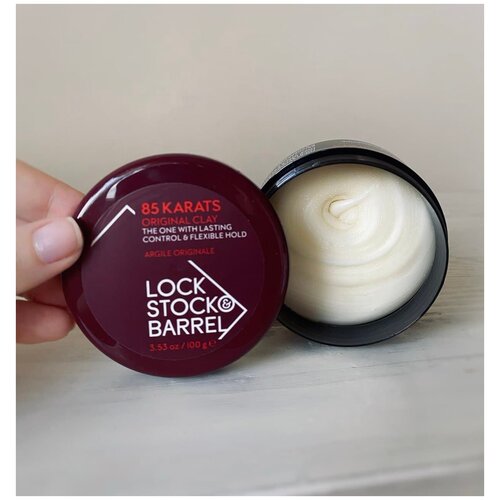 Lock Stock & Barrel Глина для волос мужская 85 карат 85 Karats Shaping Clay, 100 гр, с матовым эффектом