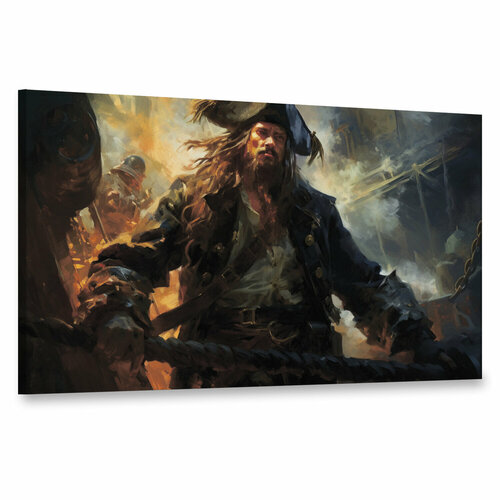 Интерьерная картина 100х60 "Пиратская отвага"