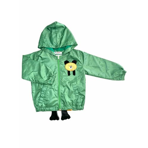 Куртка, размер 98, зеленый