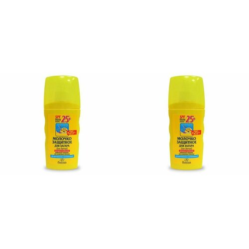 Floresan Молочко защитное для загара, Для детей, SPF 25+, 125мл, 2 штуки