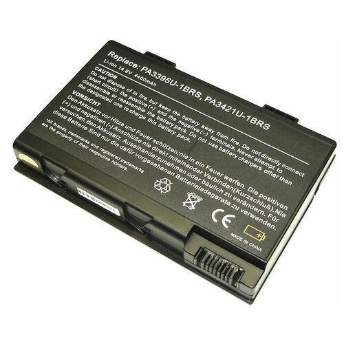 Аккумуляторная батарея для ноутбука Toshiba Satellite M30X (PA3395U) 14.8V 4400mAh OEM черная