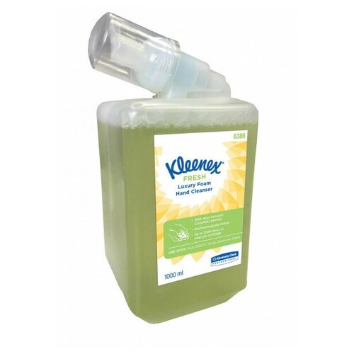 Пенное жидкое мыло для рук в кассетах KLEENEX FRESH LUXURY 6386 (шт.)