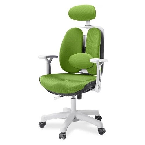 Компьютерное кресло FALTO Synif Inno Health универсальное, обивка: текстиль, цвет: зеленый/белый