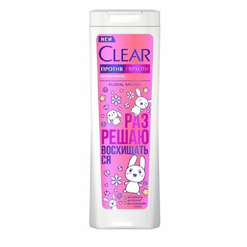 Clear Шампунь для волос женский Floral Splash, 380 мл