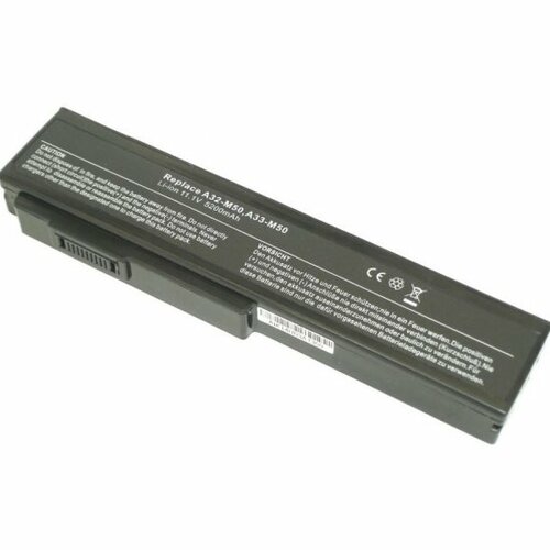 Аккумулятор для ноутбука Amperin для Asus X55 M50 G50 N61 M60 N53 M51 G60 G51 5200mAh OEM черная