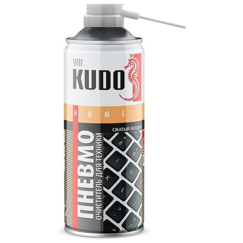 KUDO HOME для техники «Сжатый воздух» пневматический очиститель 520 мл