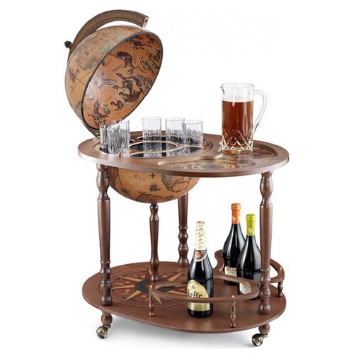 Глобус-бар напольный со столиком Ясон Zoffoli Диаметр: 40 см