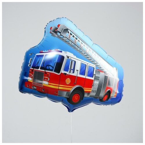 Воздушный шарик, фольгированный 26" "Пожарная машина", фигура