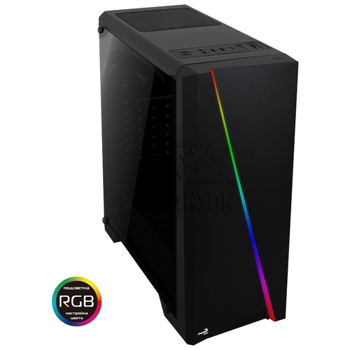 Компьютер GANSOR OPTIMAL-2277662 Intel Pentium G6400 4.0 ГГц, Z490M, 16Гб 2666 МГц, SSD 240Гб, HDD 3Тб, Intel HD Graphics 630, 500Вт