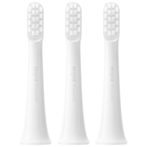 Сменные насадки для зубной щетки Xiaomi Mi Electric Toothbrush T300/T500 белая 3шт белая щетина