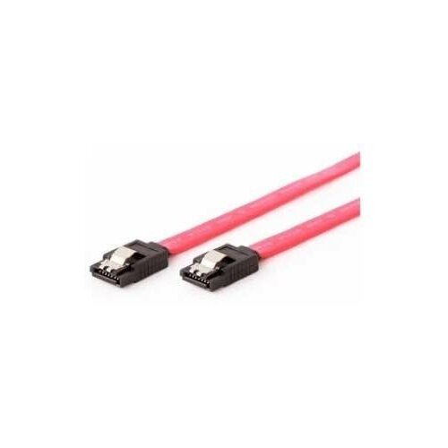 Аксессуар Кабель Gembird Cablexpert SATA III 50 см, кабель для подключения жёстких дисков к контроллеру на материнской плате, розового цвета