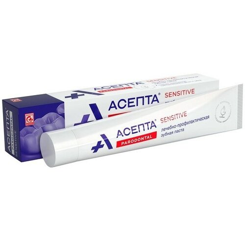 Асепта Зубная паста «Асепта Sensitive», лечебно-профилактическая, 75 мл