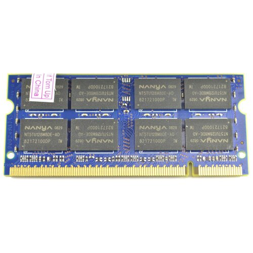 Оперативная память Nanya 2 ГБ DDR2 800 МГц SODIMM CL6 NT2GT64U8HD0BN-AD