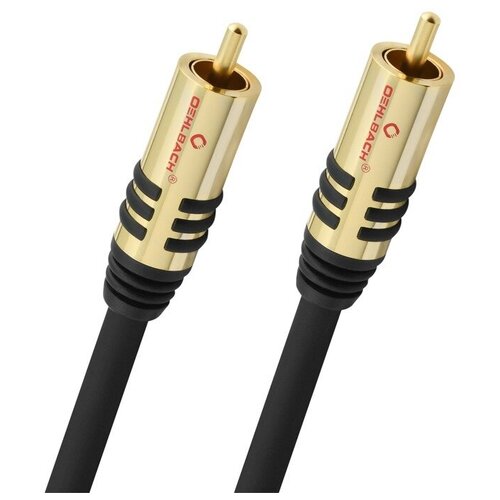 Кабель сабвуферный 1xRCA-1xRCA Oehlbach 21532 Performance NF Sub Black 2.0m