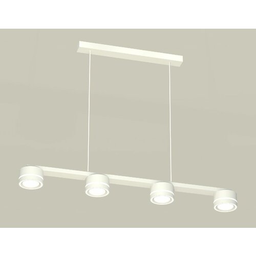 Комплект подвесного светильника с акрилом Ambrella Light Traditional XB9151201/4 SWH/FR белый песок/белый матовый GX53 (C9151, N8433)