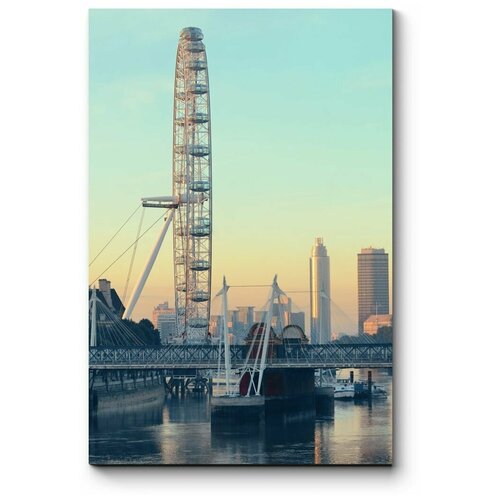 Модульная картина Чудесная панорама Лондона 50x75