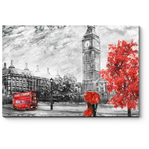 Модульная картина Хмурый полдень в Лондоне 90x60