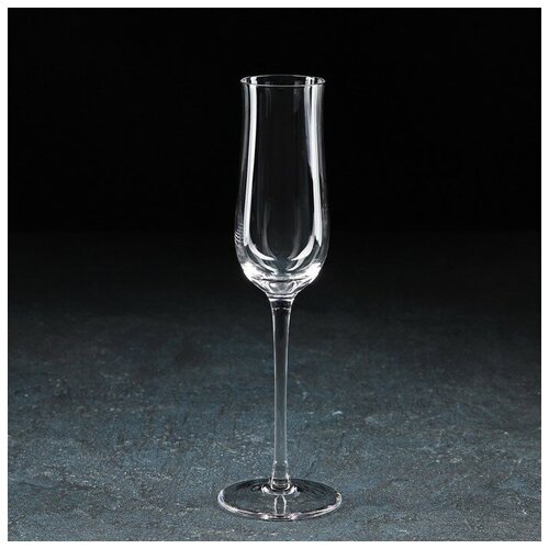 Бокал стеклянный для шампанского Magistro «Тира», 140 мл, 22,6×4,3 см