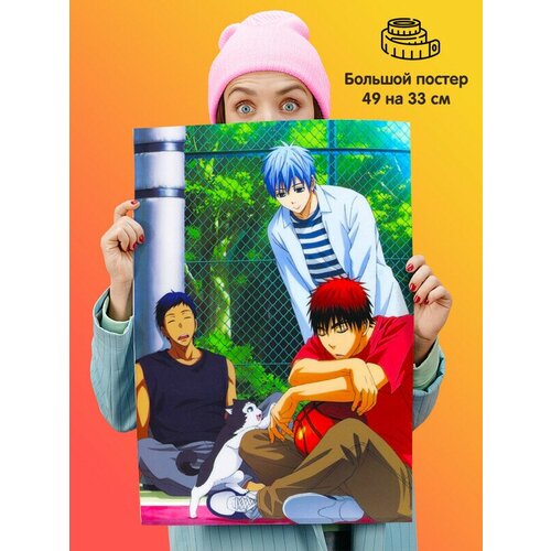 Постер плакат аниме Баскетбол Куроко