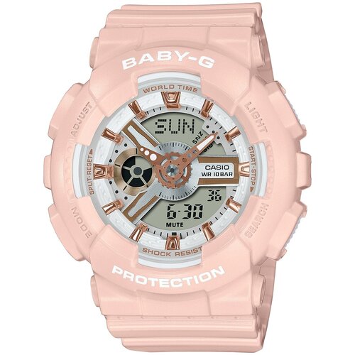 Наручные часы CASIO Baby-G, бежевый, розовый
