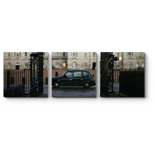 Модульная картина Классический лондонский автомобиль 180x60